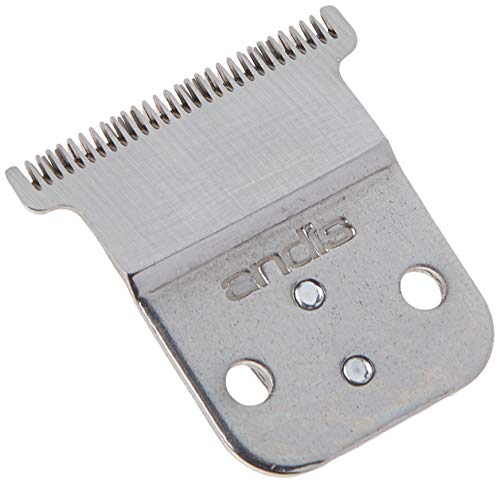 Andis Carbon Stainless-Steel Deep-Tooth Replacement T-Blade β for Model D-8, Slim-Line Pro-Li Cord/Cordless Trimmer - Close & Sharp Cutting, Zero-Gapped, Dependable & Long-Life Blade β Silver
