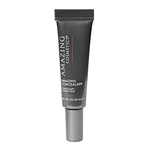 AmazingCosmetics Amazing Concealer, multipurpose full coverage concealer 0.2 oz, Tan Golden