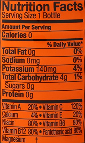 Vitaminwater Zero Rise Water, 16.9 Fl Oz (pack of 6)