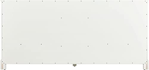 Signature Hardware 953528-72-RUMB-8 Quen 72" Free Standing Double Vanity Set with Wood Cabinet, Vanity Top and Rectangular Undermount Vitreous China Sink - 8" Faucet Holes