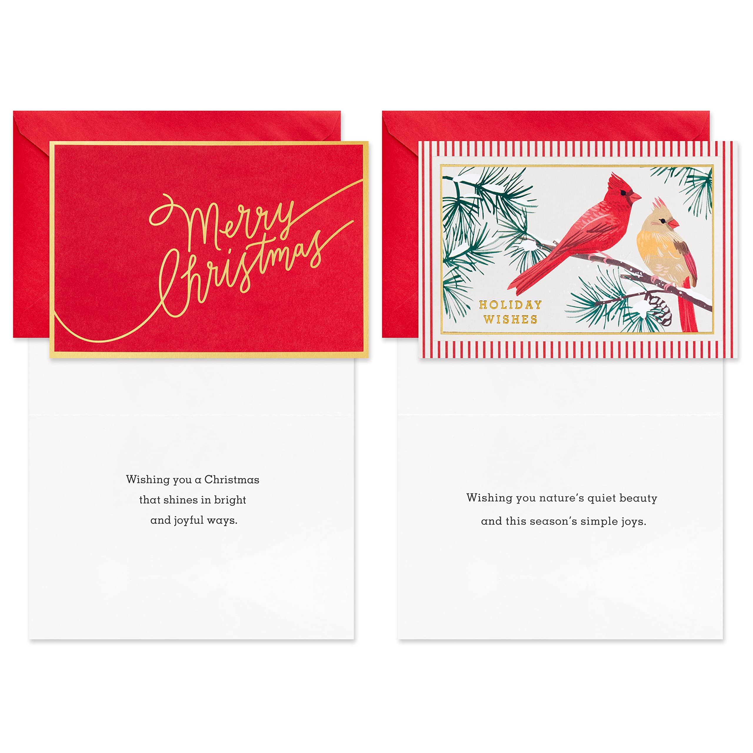 Hallmark Boxed Christmas Cards Assortment, Cozy Christmas (6 Designs, 36 Cards with Envelopes)