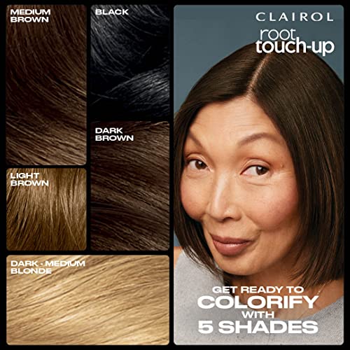 Root Touch-Up 2-in1 Spray Temporary Spray, Medium Brown Hair Color, Pack of 1