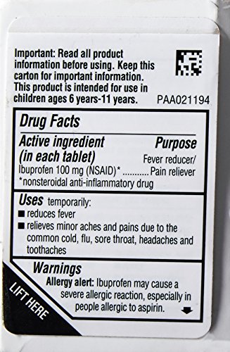 Advil Junior Strength Pain Reliever - 24 Chewable Tablets