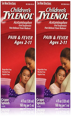 Children's Tylenol, Grape Splash Flavor - 4 oz. - 2 pk.