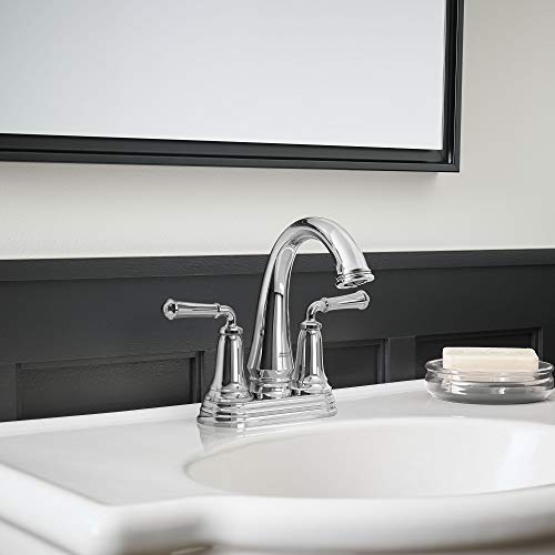 American Standard 7052207.002 Delancey Centerset Bathroom Faucet with Pop-Up Drain, Polished Chrome