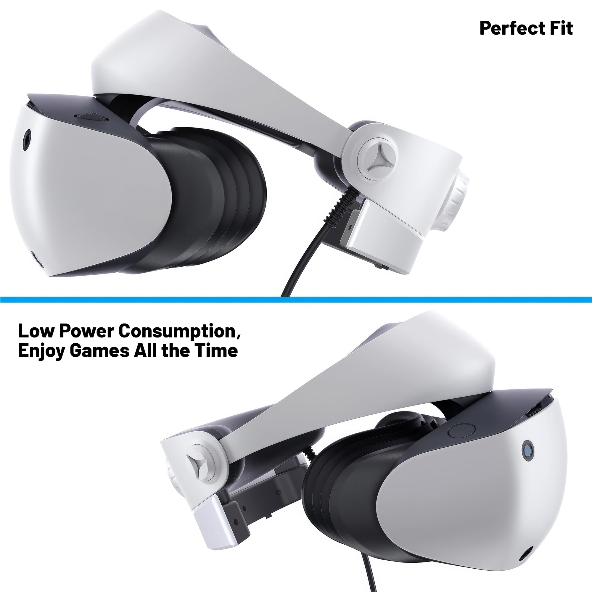 ZAONOOL Mini Speaker for PSVR2 with More Realistic Surround Sound - Stereo External Speaker for PS VR2 Headset - Replacement Accessories for PlayStation VR2 Headphone & Earbuds