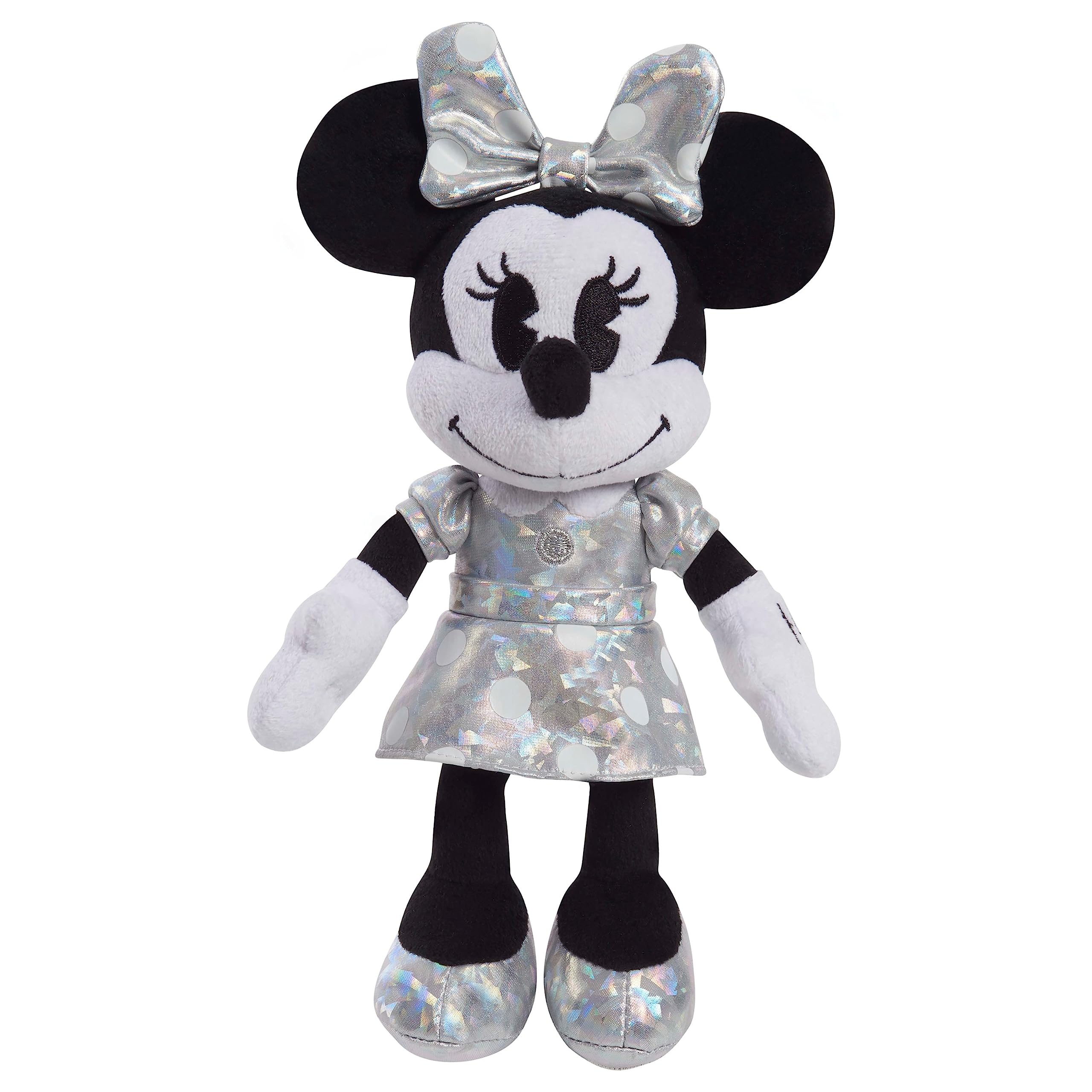 Disney100 Years of Wonder Minnie Mouse Small Plush Stuffed Animal, Kids Toys for Ages 2 Up by Just Play