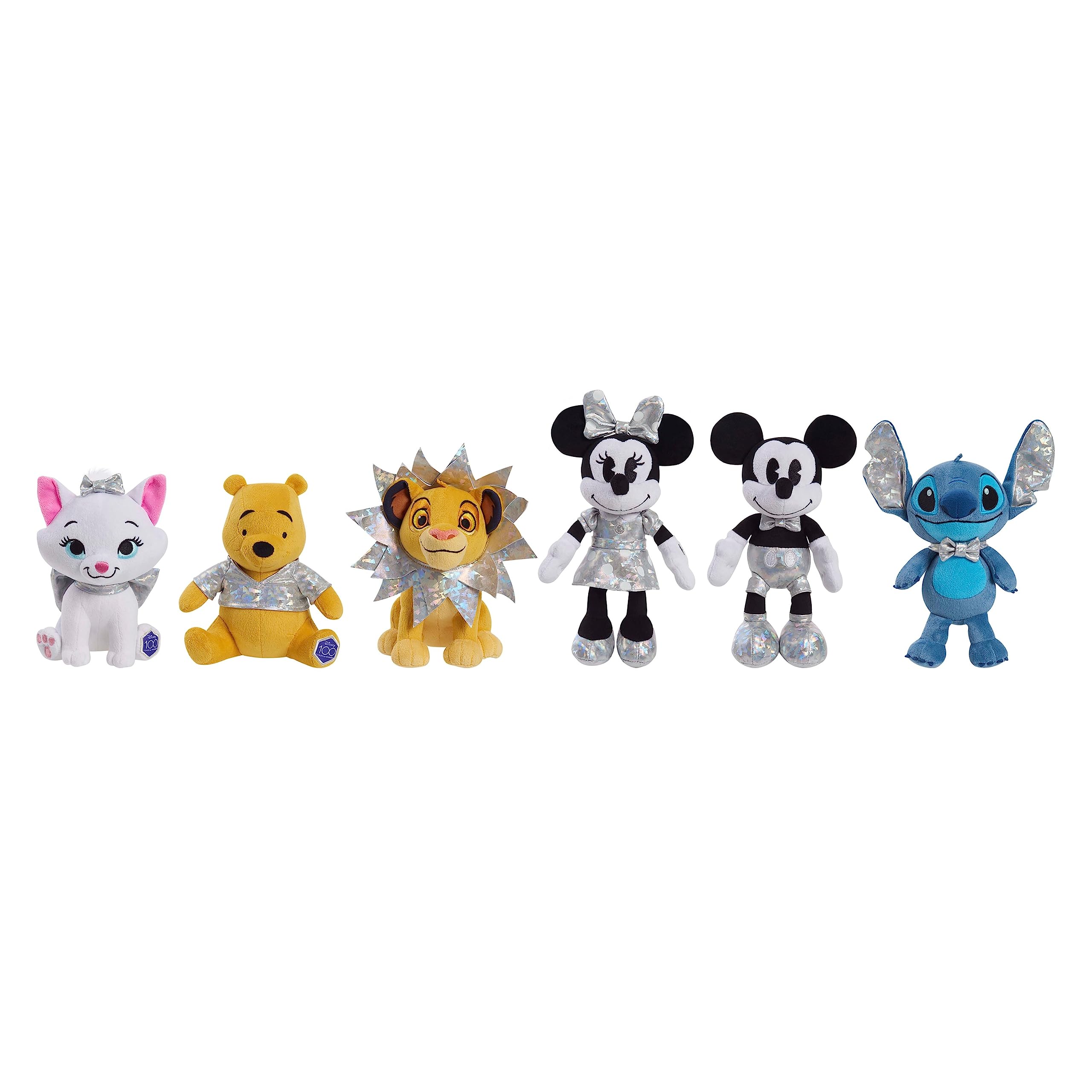 Disney100 Years of Wonder Minnie Mouse Small Plush Stuffed Animal, Kids Toys for Ages 2 Up by Just Play