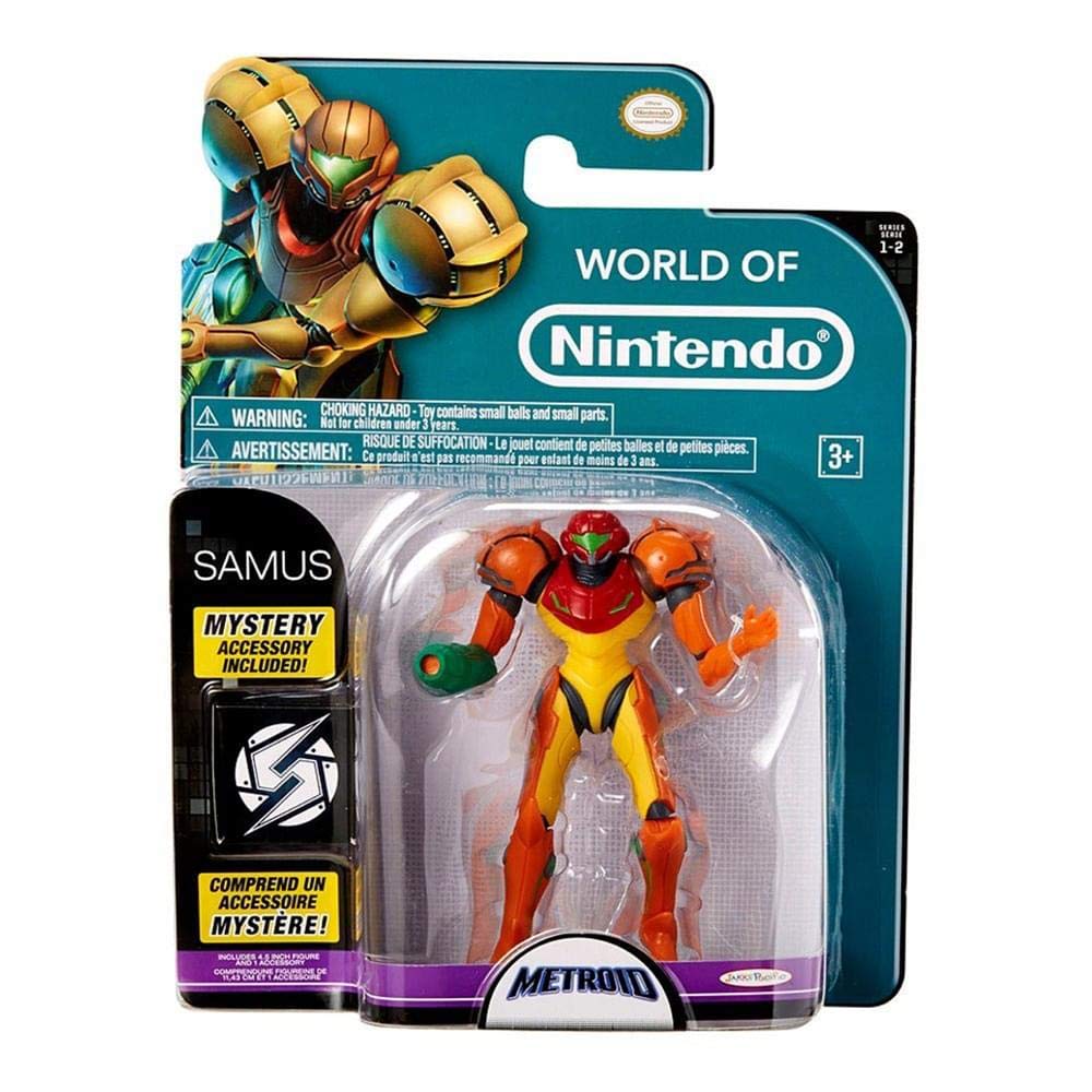 World of Nintendo 4" Samus [Metroid] Figure with Mystery Accessory