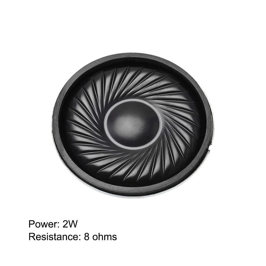 Metal Shell 2W 8 Ohm Micro Internal Speaker Magnet Loudspeaker 28mm Dia Round (4PCS)