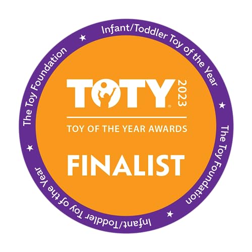 Miniland Sensorial Reef. Plush Rattle Toy for Infant and Toddlers with Many Different Sensory Stimulations. Fully Washable for Baby Teething. 2023 Toty Finalist
