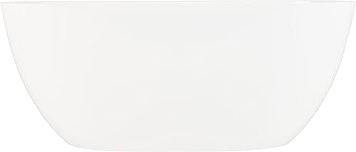 Signature Hardware 952997-59 Patera 59" Resin Soaking Freestanding Tub with Integrated Drain and Overflow