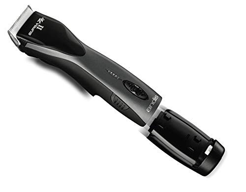 Andis 79005 Supra ZR II Cordless Rechargeable Hair & Beard Trimmer, Detachable Blade Clipper, Lithium-Ion Powerful Battery, Black - Pack of 1