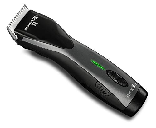 Andis 79005 Supra ZR II Cordless Rechargeable Hair & Beard Trimmer, Detachable Blade Clipper, Lithium-Ion Powerful Battery, Black - Pack of 1