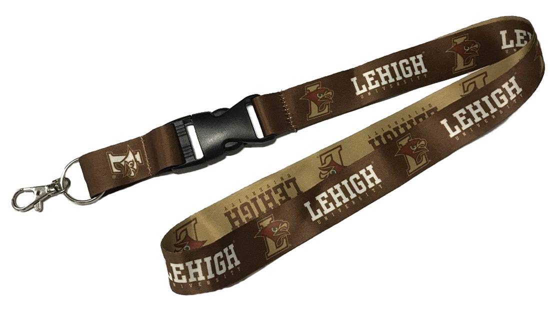 PSG Lehigh University Mountain Hawks Premium Lanyard W/Detachable Buckle, 23 inches long, 1 inch wide