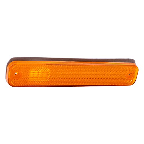 AutoandArt Brock Replacement Front Signal Side Marker Light Lamp Compatible with 1973-1979 F100 F150 F250 Pickup Truck