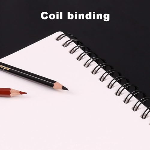 MEMX Sketch Book, 5.5βX8.5β 120 Pages (110gsm), Spiral Bound Artist Sketch Pad Notebook, Durable Acid Free Drawing Paper for Drawing, Writing, Painting, Sketching or Doodling, White