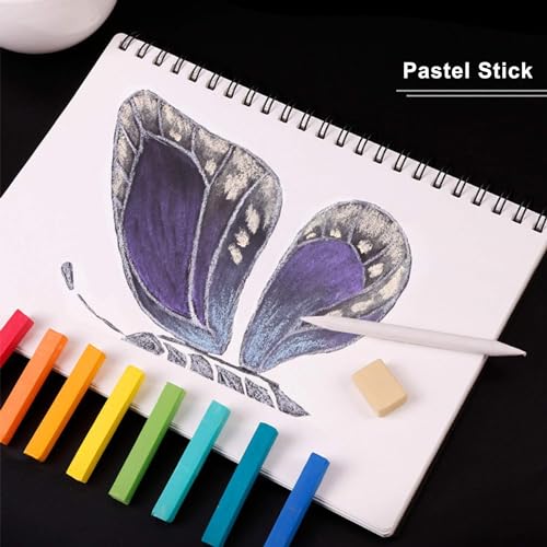 MEMX Sketch Book, 5.5βX8.5β 120 Pages (110gsm), Spiral Bound Artist Sketch Pad Notebook, Durable Acid Free Drawing Paper for Drawing, Writing, Painting, Sketching or Doodling, White