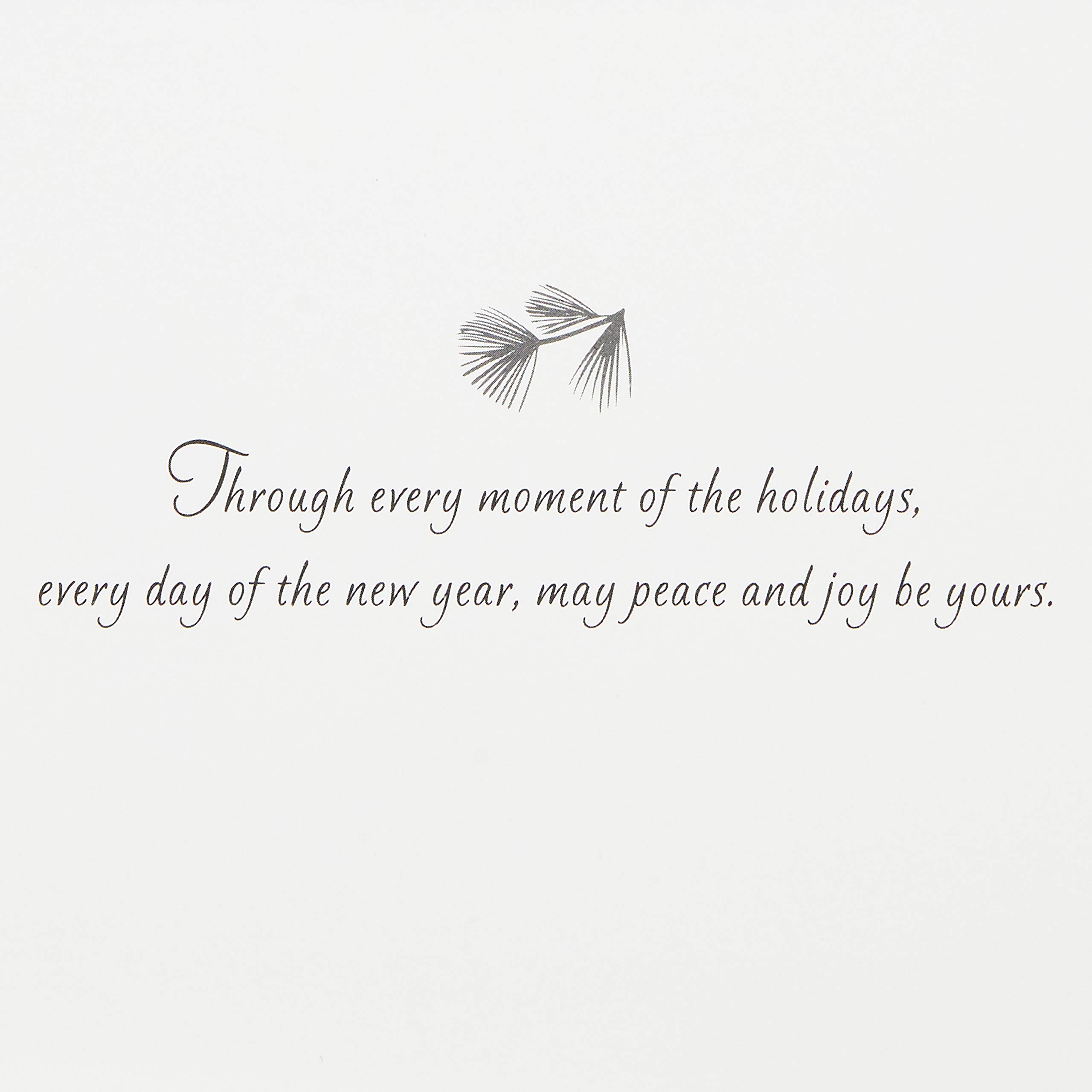 Hallmark Boxed Holiday Cards, Festive Greenery (40 Cards and Envelopes)