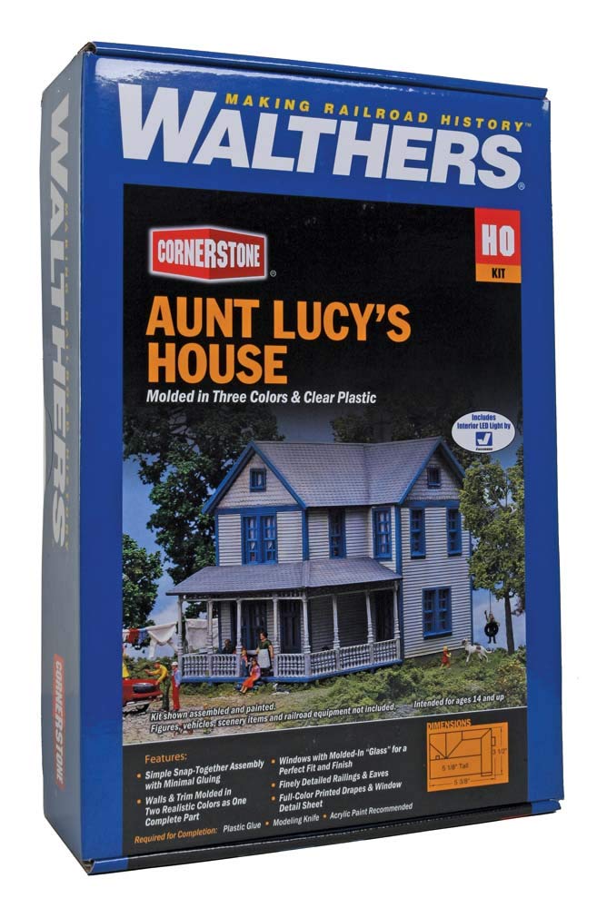 Walthers Cornerstone Aunt Lucy's House Train