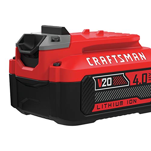 CRAFTSMAN V20 Lithium Ion Battery, 4.0-Amp Hour (CMCB204)