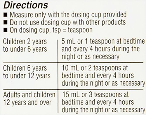 Hyland's Naturals Cold Medicine for Kids Ages 2+, Nighttime Cough Syrup, Decongestant, Allergy & Common Cold Symptom Relief, 4 Fl Oz