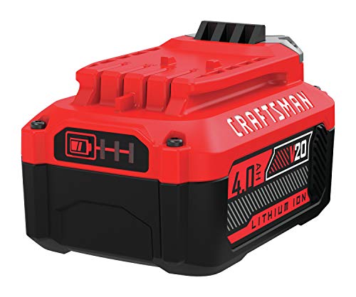 CRAFTSMAN V20 Lithium Ion Battery, 4.0-Amp Hour (CMCB204)