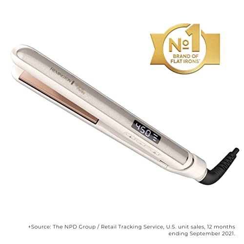 REMINGTON Shine Therapy Argan Oil & Keratin Infused 1 Inch Hair Straightener/Flat Iron