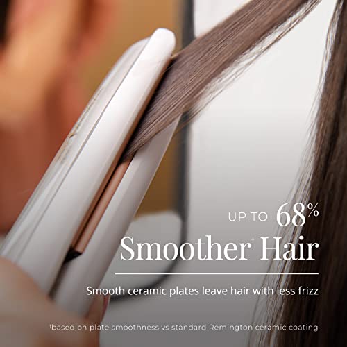 REMINGTON Shine Therapy Argan Oil & Keratin Infused 1 Inch Hair Straightener/Flat Iron