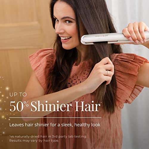 REMINGTON Shine Therapy Argan Oil & Keratin Infused 1 Inch Hair Straightener/Flat Iron