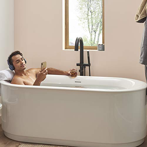 American Standard T064951.243 Contemporary Round Freestanding Tub Filler for Flash Rough-in Valve, Matte Black