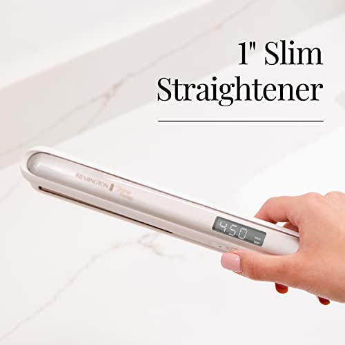 REMINGTON Shine Therapy Argan Oil & Keratin Infused 1 Inch Hair Straightener/Flat Iron