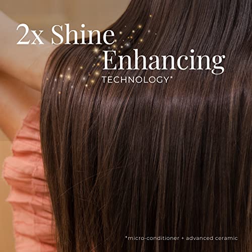 REMINGTON Shine Therapy Argan Oil & Keratin Infused 1 Inch Hair Straightener/Flat Iron