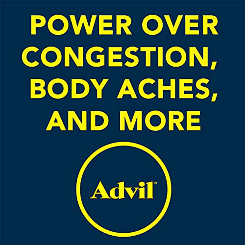 Advil Respiratory Sinus Congestion and Pain Relief Medicine & Fever Reducer with Ibuprofen and Phenylephrine HCl, 50 Count