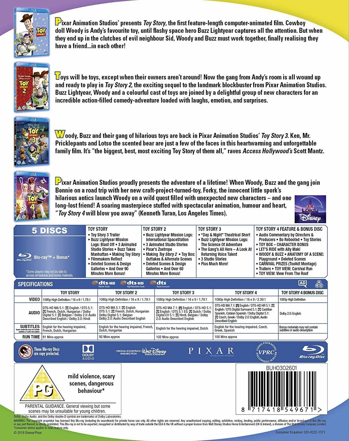 Toy Story 4-Movie Collection