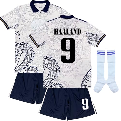 ELTONYA Soccer Jersey for Boys Kids Haalandd #10 Norway HOM Football Jersey Kit Dragon Sports Team Shirts&Shorts Uniform