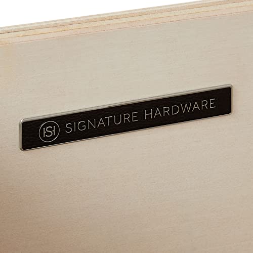 Signature Hardware 953748-72-UM-0 Robertson 72" Double Vanity Cabinet Set with Wood Cabinet, Quartz Vanity Top and Oval Undermount Sinks - No Faucet Holes