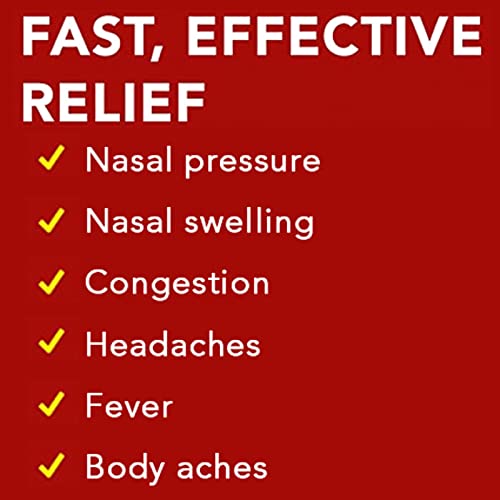 Advil Respiratory Sinus Congestion and Pain Relief Medicine & Fever Reducer with Ibuprofen and Phenylephrine HCl, 50 Count