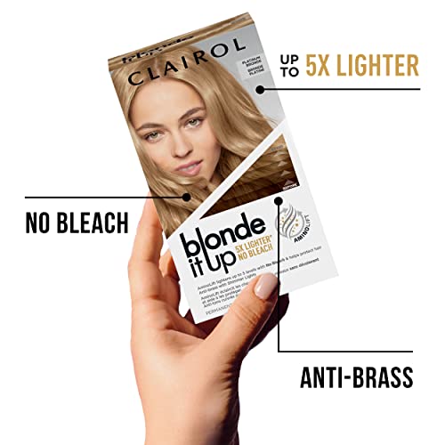 Clairol Bronde It Up Permanent Hair Dye, Platinum Bronde Hair Color, Pack of 1