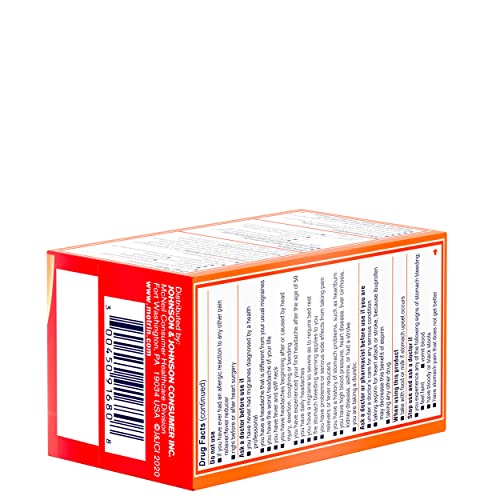 Motrin IB Migraine Liquid Gel Caps, Ibuprofen 200 mg, Migraine Relief Medicine, 80 Ct
