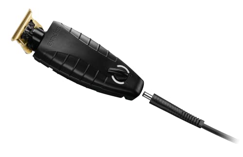 Andis 74100 GTX-EXO Professional Cord/Cordless Lithium-ion Electric Beard & Hair Trimmer with Charging Stand, Black