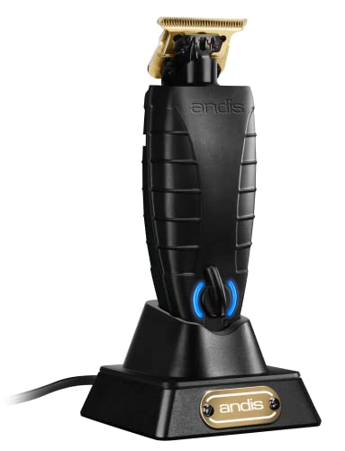 Andis 74100 GTX-EXO Professional Cord/Cordless Lithium-ion Electric Beard & Hair Trimmer with Charging Stand, Black