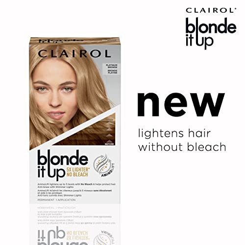 Clairol Bronde It Up Permanent Hair Dye, Platinum Bronde Hair Color, Pack of 1