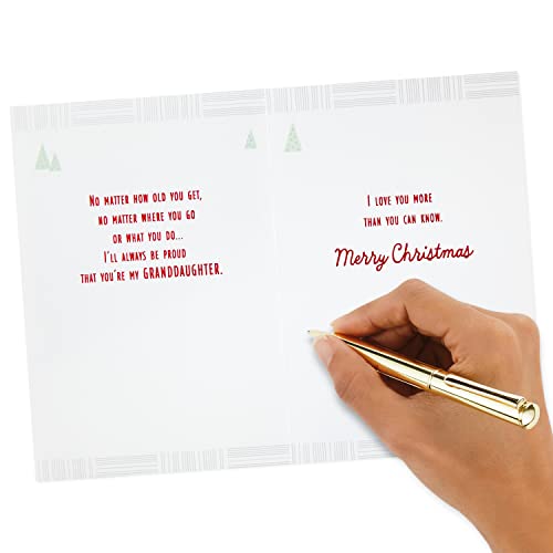 Hallmark Christmas Card for Granddaughter (Snowy City)