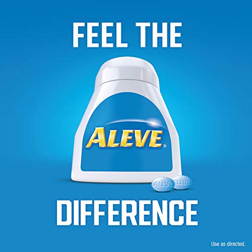 Aleve Tablets with Naproxen Sodium 220mg NSAID Pain RelieverFever Reducer, 10 Count