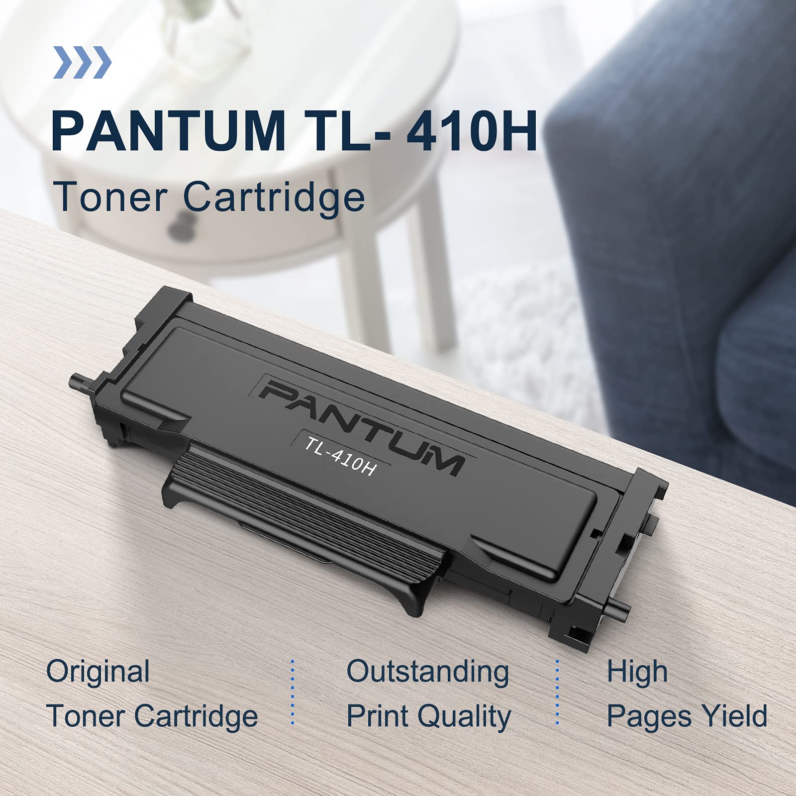 Pantum M7102DW Monochrome Wireless All-in-one ADF Multifunction Laser Printer, Auto Duplex, Copy&Scan(W5G63B) with TL-410H