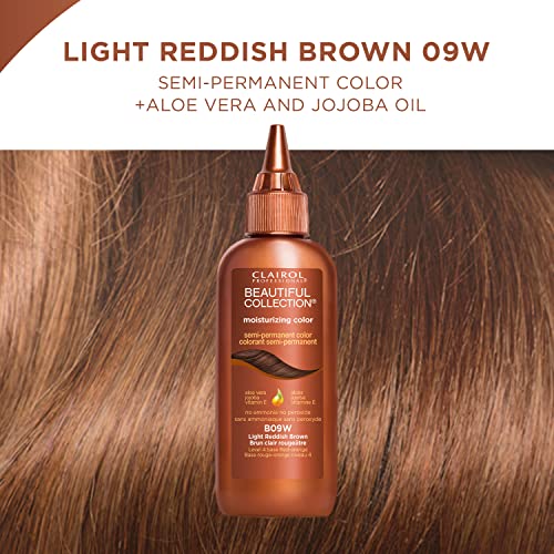 Clairol Professional Beautiful Collection Hair Color, 09w Light Reddish Brown, 3 oz