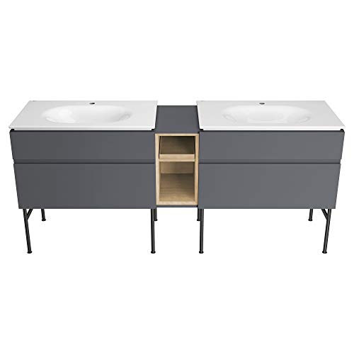 American Standard 1298001.020 Studio S 33 in. Vanity Top Sink β Center Hole, White