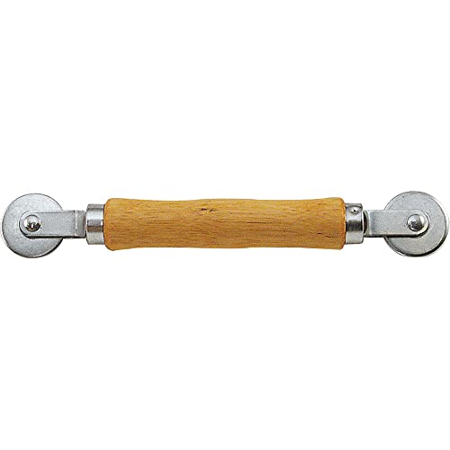 Prime-Line P 7843 Flat Screen Spline.315 inch, Black in Color & P 7505 Screen Rolling Tool β A Must Have Tool for Installing Window and Door Screens β Spline Roller with Wood Handle and Steel Wheels