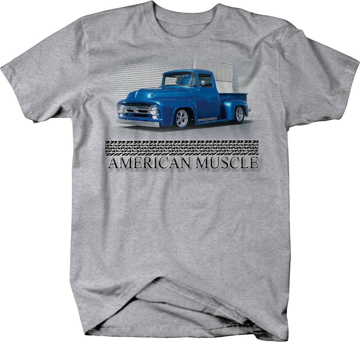 Bold Imprints American Muscle F100 Racing F1 Blue Hotrod Truck Pickup Retro
